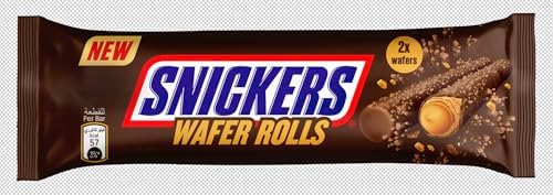 Snickers Rolled Chocolate Wafer, 36 x 24 g price in Saudi Arabia ...