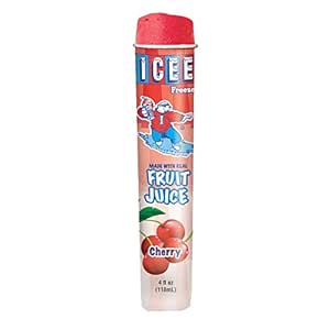 Amazon.com : Icee Cherry Freeze Squeeze Up Tubes, 4 Ounce -- 24 per ...