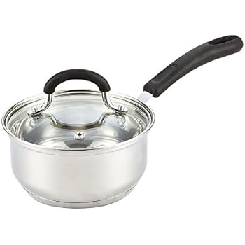Amazon.com: Oneida Cook N' Pour Stainless Steel 3-1/2-Quart Sauce Pan ...