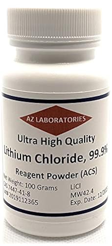 Lithium Salt Lithium Chloride, Reagent Grade, 100 G Lithium Cloride