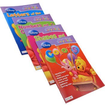 Buy Pack of Four (4) Workbooks - Disney Early Skills - Learn with Pooh ...