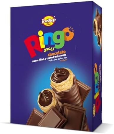 Teashop Ringo Biscuits with Chocolate, 12 x 24 g price in Saudi Arabia ...