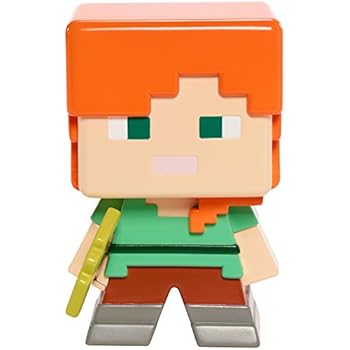 Amazon.com: Minecraft Alex (with Pickaxe) Mega Figure: Toys & Games