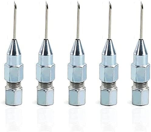 5 Pcs Grease Gun Needle Tip of The Mouth, Grease Injector Needle, Ideal ...