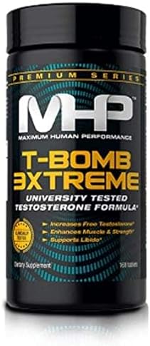 MHP T-BOMB 3XTREME UNIVERSITY TESTED TESTOSTERONE FORMULA 168 TABLETS ...