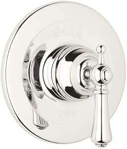 Rohl U.1700LS-PN Georgian Era Shower Valve Trim with Metal Lever Handle ...