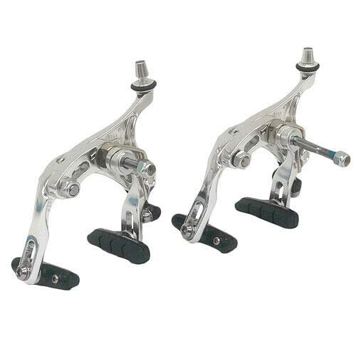 Tektro R559 Caliper Brake Set Long Reach 53-73mm Nutted Mount, Silver ...