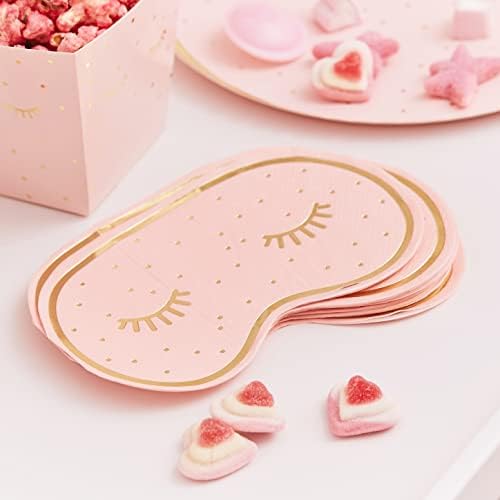 Ginger Ray Pink Pamper Party Paper Napkins 16 Pack Sleepover price in ...