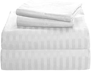 Amazon.com: RV Sheet Sets-(70x80) Camper King Size , White Stripe up to ...