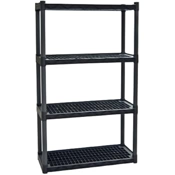 Plano Molding 924 Heavy Duty Shelving with Vents, 4-Shelf - Garage ...