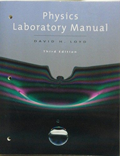 Physics Laboratory Manual: Loyd, David H.: 9789990823288: Amazon.com: Books