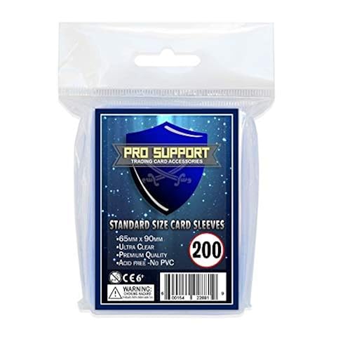 200 Pro Support Trading Card Penny Sleeves for Pokemon Cards and Magic ...