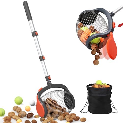 Acorn Picker Upper Roller - Nut Gatherer with Foot-Operated Release ...