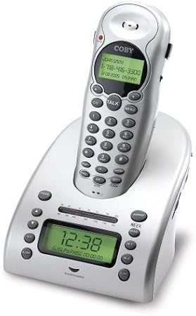 Amazon.com : Coby CT-P8910 2.4 GHz Analog Cordless Phone with Caller ID ...