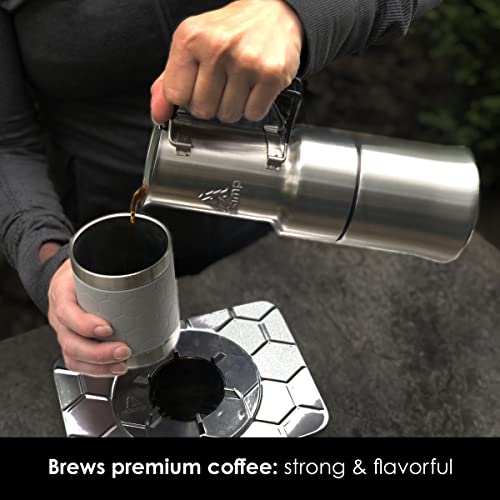 NCamp - Café, Portable Coffee Maker, Portable Espresso Machine, Compact Camping Coffee Maker ...