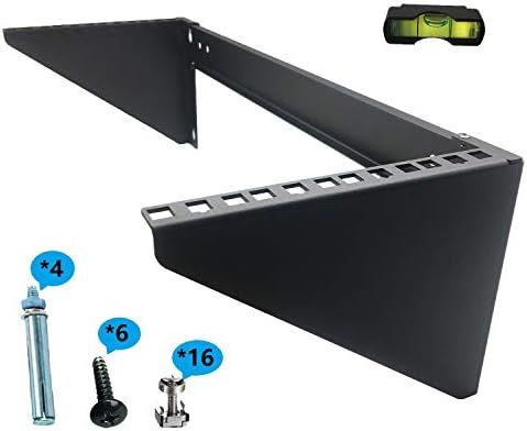 JINGCHENGMEI 19 Inch 4U Heavy Duty Vertical Wall Mountable Rack and 125 ...