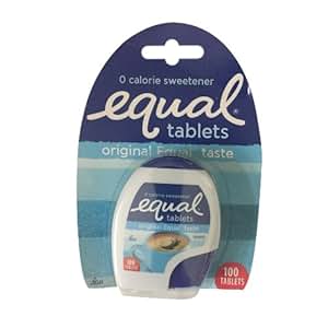 Amazon.com : Equal Tablets 100 -Count (Pack of 12) : Sugar Substitute ...