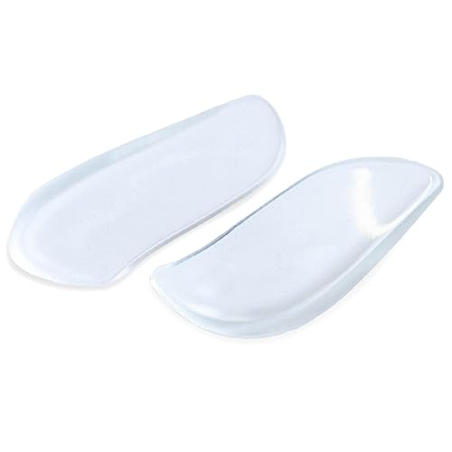BraceAbility Medial & Lateral Heel Wedge Silicone Insoles (Pair ...