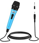 Amazon.com: Moukey Dynamic Microphone, Karaoke Microphone with 13 ft ...