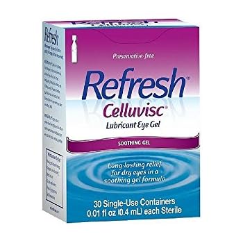 Amazon.com : Refresh Celluvisc Lubricant Eye Gel Single-use Containers ...
