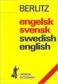 English Swedish, Swedish-English/Engelsk-Svensk, Svensk-Engelsk Ordbok ...