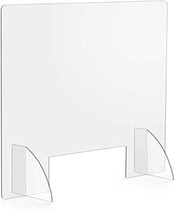 ZXL Plexiglass Shield Counter, Lightweight Clear Acrylic Counter Top ...
