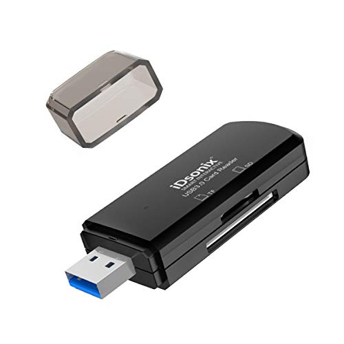 iDU3-C03-BK iDsonix USB 3.0 SD Card Reader for SD, SDHC, SDXC, MMC ...