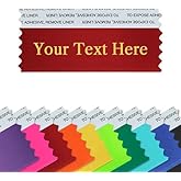 Amazon.com : Custom 4" Badge Ribbons - Add Your Text and Choose Your ...