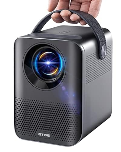 4K Supported Mini Projector, 5G WiFi Bluetooth Projector, ETOE Native ...