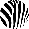 Amazon.com: 2" Round - Zebra Print Edible Cupcake Toppers Decoration ...