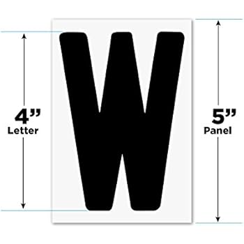 Amazon.com : 4" on 5 Inch Outdoor Rigid Marquee Sign Letters - 300 ...