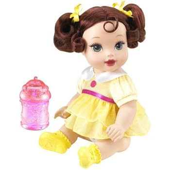 Amazon.com: Disney Princess Deluxe Baby Belle Doll: Toys & Games