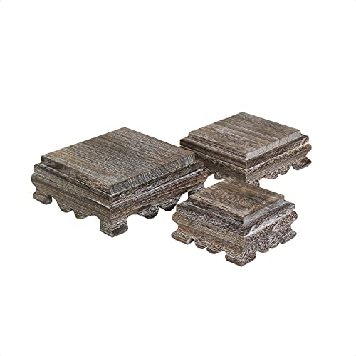 Ikee Design Wood Risers Display Risers Wood Cake Stand Square Risers ...