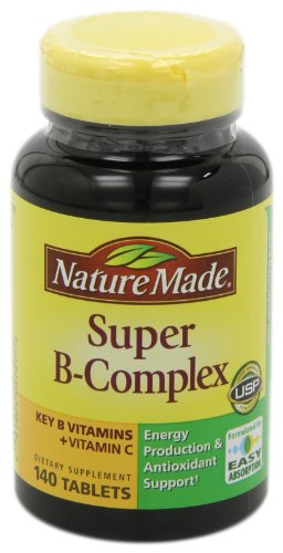 Nature Made Super B Complex Tablets Value Size 140 Ct