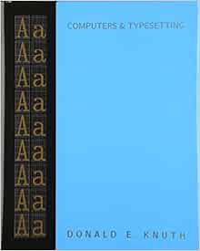 Amazon.com: Computers & Typesetting, Volume A: The TeXbook ...