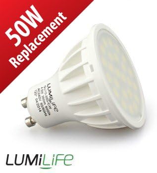 Lumilife 4.5 Watt GU10 LED - 350 Lumens - Cool White: Amazon.co.uk ...