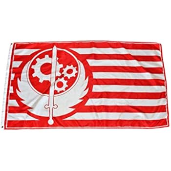 Amazon.com : Fallout Flag | Brotherhood of Steel | 3x5 ft / 90x150 cm ...