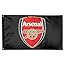 Amazon.com : Arsenal FC - Official Crest 5' x 3' Flag : Sports & Outdoors