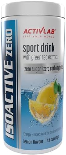 Activlab Isoactive Zero Sport Drink, 225G, 45 Servings X 5G Isotonic ...