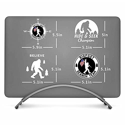 Funny Car Stickers and Decals, Bigfoot Sasquatch Waterproof Vinyl ...