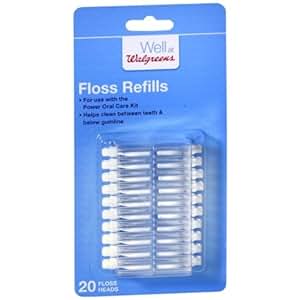 Amazon.com: Walgreens Oral Care Kit Flossers Refill (20 Count): Health ...