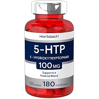 Amazon.com: Horbaach 5HTP 100mg 6-Month Supply | 180 Capsules | Non-GMO ...