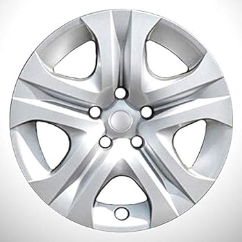 Amazon.com: Elite Auto Chrome Silver 5 Spoke 17' Wheel Covers fit for ...