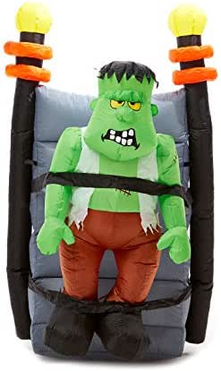Amazon.com: Gemmy Inflatable Shaking Halloween Frankenstein Monster - 5 ...