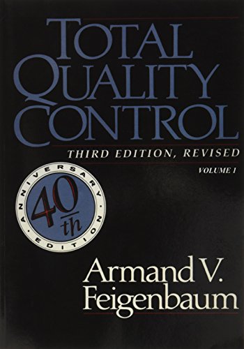 Total Quality Control, Vol. 1: Feigenbaum, Armand V.: 9780071626286 ...