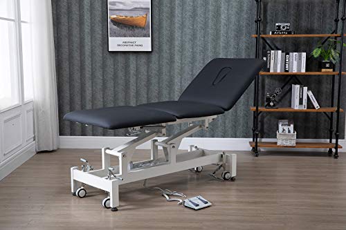 Electric Treatment Table,HomelyD Hi-Lo Adjustable，3-Section Physical ...