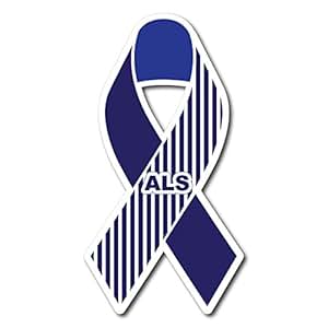 Amazon.com : ALS Awareness Ribbon Sticker/Decal - Set of 3 ...