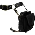 Renaissance Medieval Belt Satchel Pouch Bag Fanny Pack Gothic PU ...