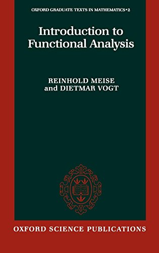 Librarika: Introduction to Functional Analysis (Oxford Graduate Texts in Mathematics)
