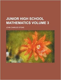 Junior high school mathematics Volume 3: Amazon.co.uk: Stone, John ...